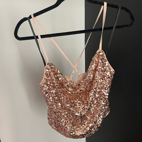 Papaya | Tops | Rose Gold Top | Poshmark